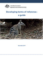 Developing terms of reference - a guide - DCCEEW